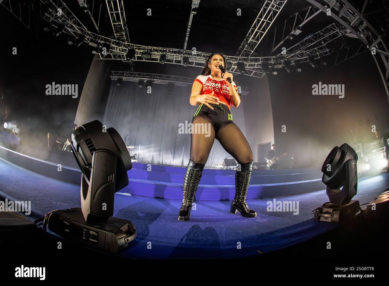 Milan Italy. 09th feb 2025. The Argentine singer-songwriter NATHY ...