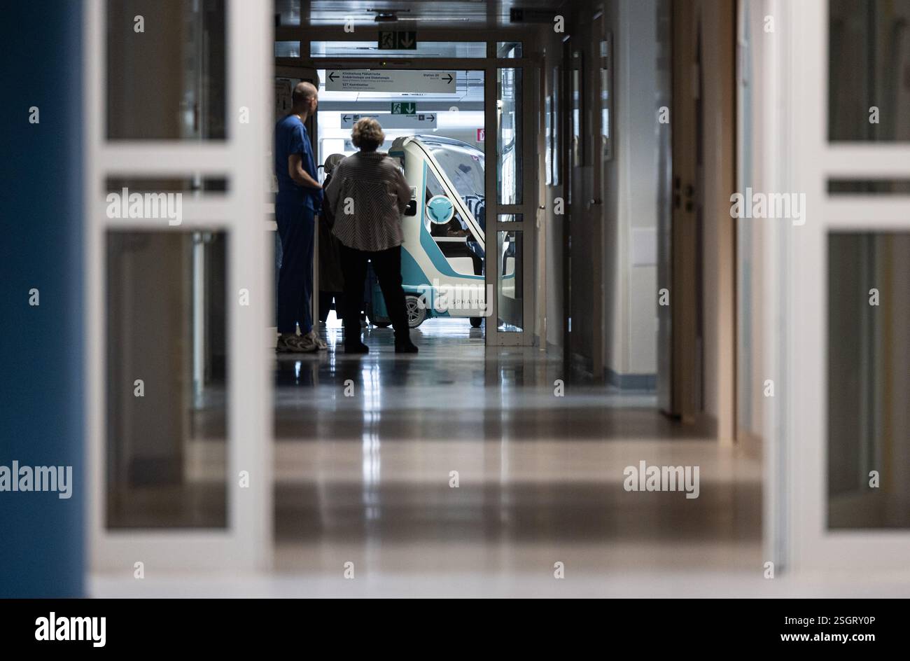 Berlin, Germany. 10th Feb, 2025. View of the "Moby" one-person vehicle ...