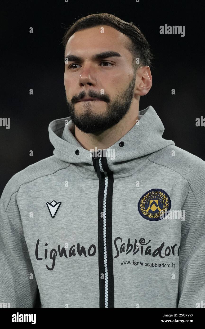 Naples, Italy. 9 Feb, 2025. Razvan Sava of Udinese Calcio during the ...