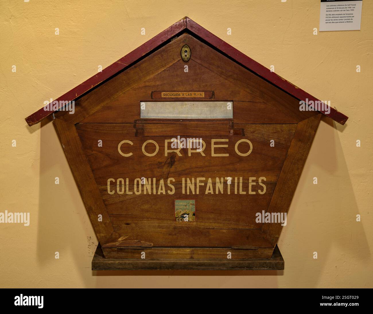 Capdella Hydroelectric Power Station Museum. Old mailbox (Vall Fosca ...