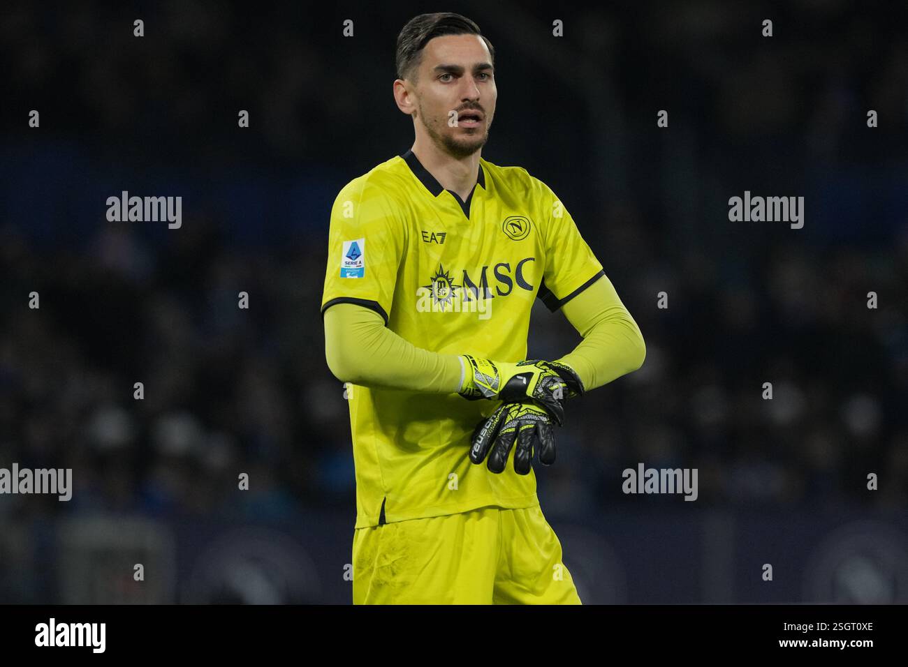 Naples, Italy. 9 Feb, 2025. Alex Meret of SSC Napoli during the Serie A ...