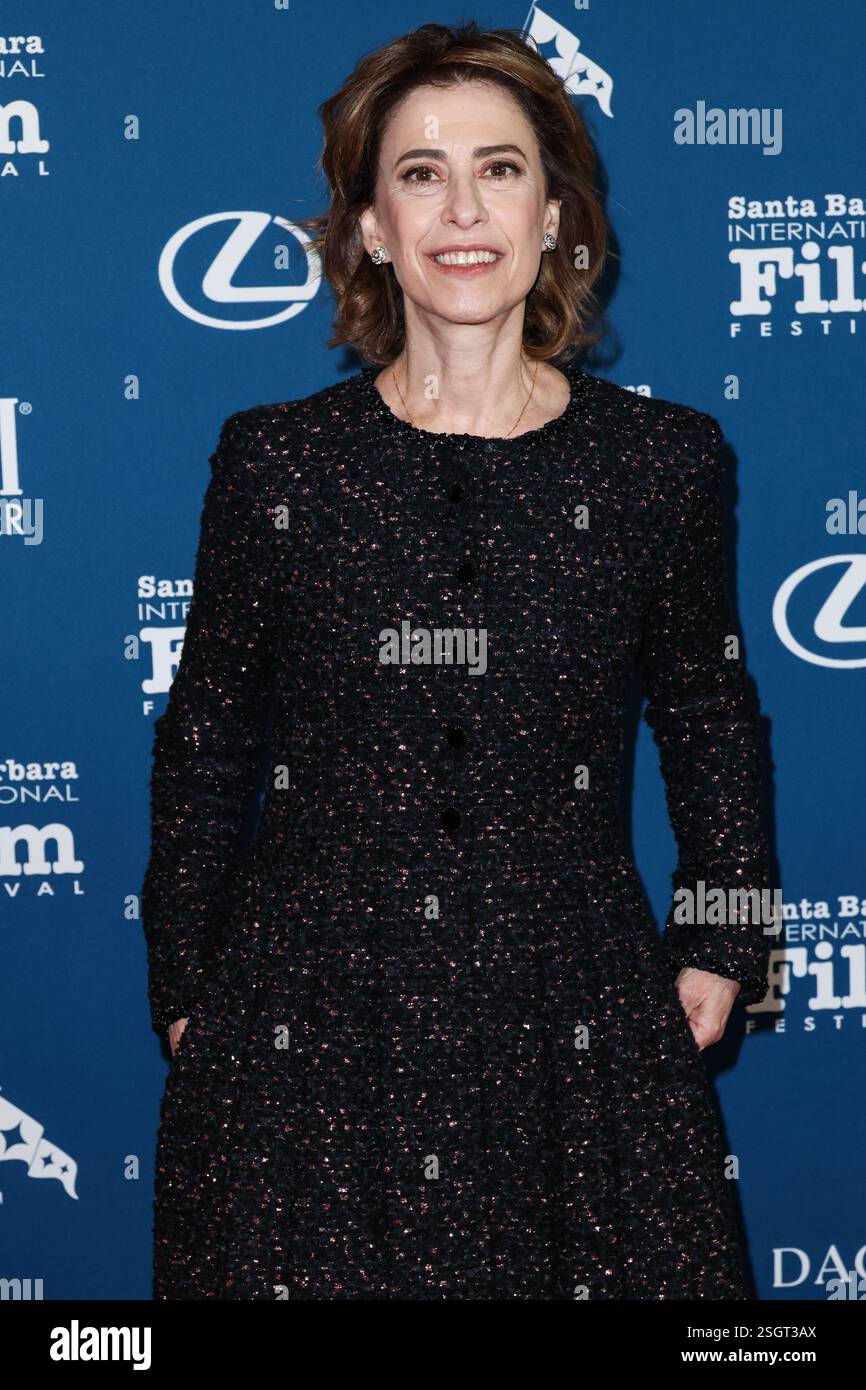 SANTA BARBARA, CALIFORNIA, USA - FEBRUARY 09: Fernanda Torres arrives ...