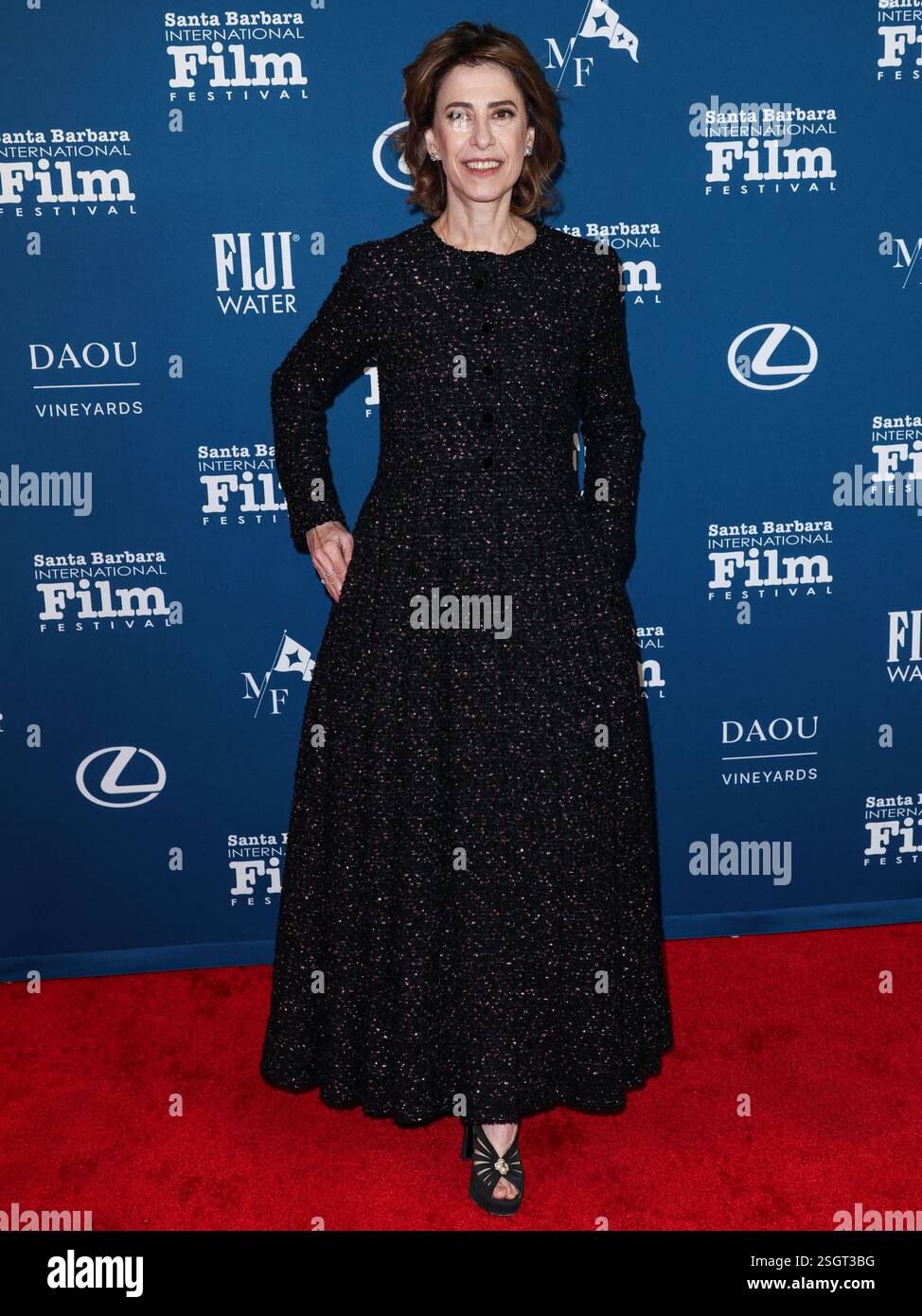 SANTA BARBARA, CALIFORNIA, USA - FEBRUARY 09: Fernanda Torres arrives ...