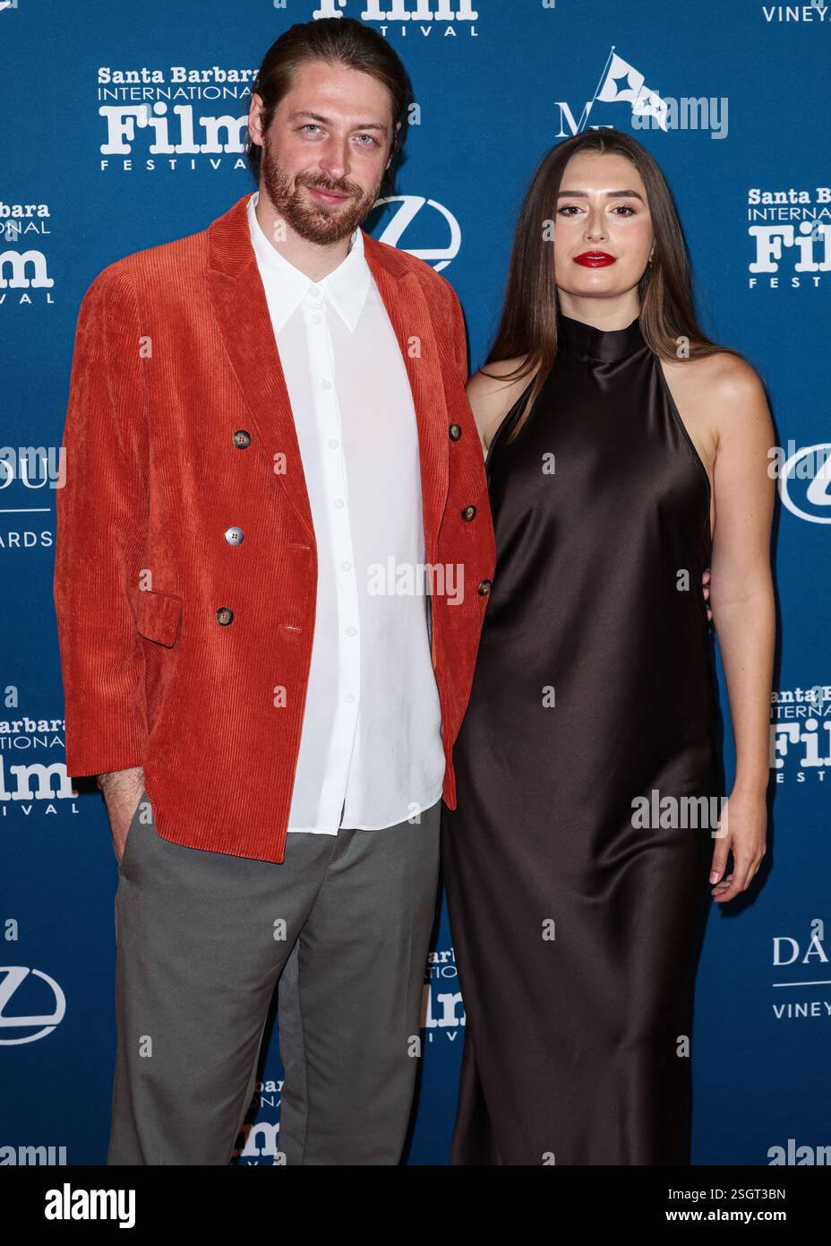 SANTA BARBARA, CALIFORNIA, USA - FEBRUARY 09: Gabriele Fabbro and ...