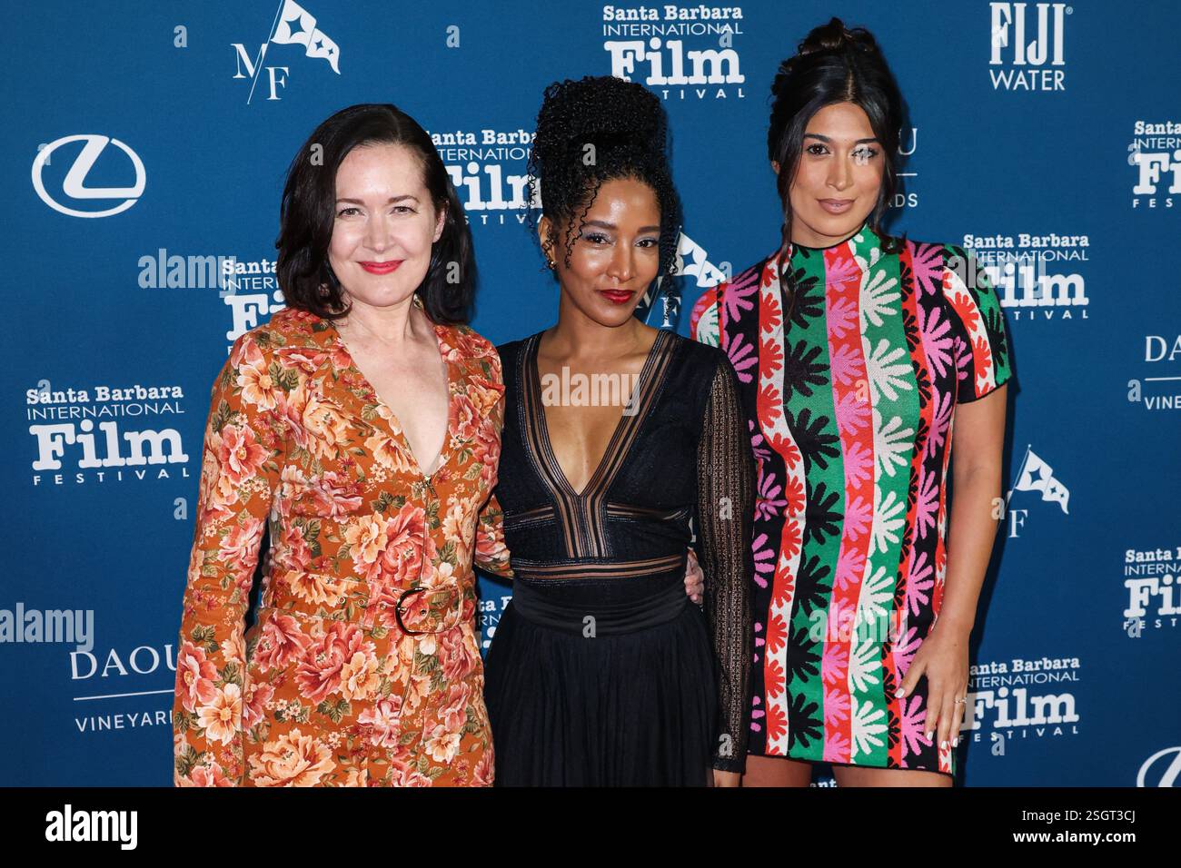 SANTA BARBARA, CALIFORNIA, USA - FEBRUARY 09: Bel Delia, Noree Victoria ...