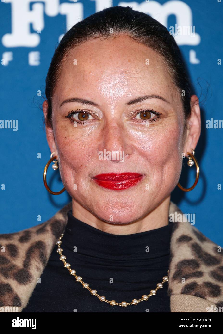 SANTA BARBARA, CALIFORNIA, USA - FEBRUARY 09: Lola Glaudini arrives at ...