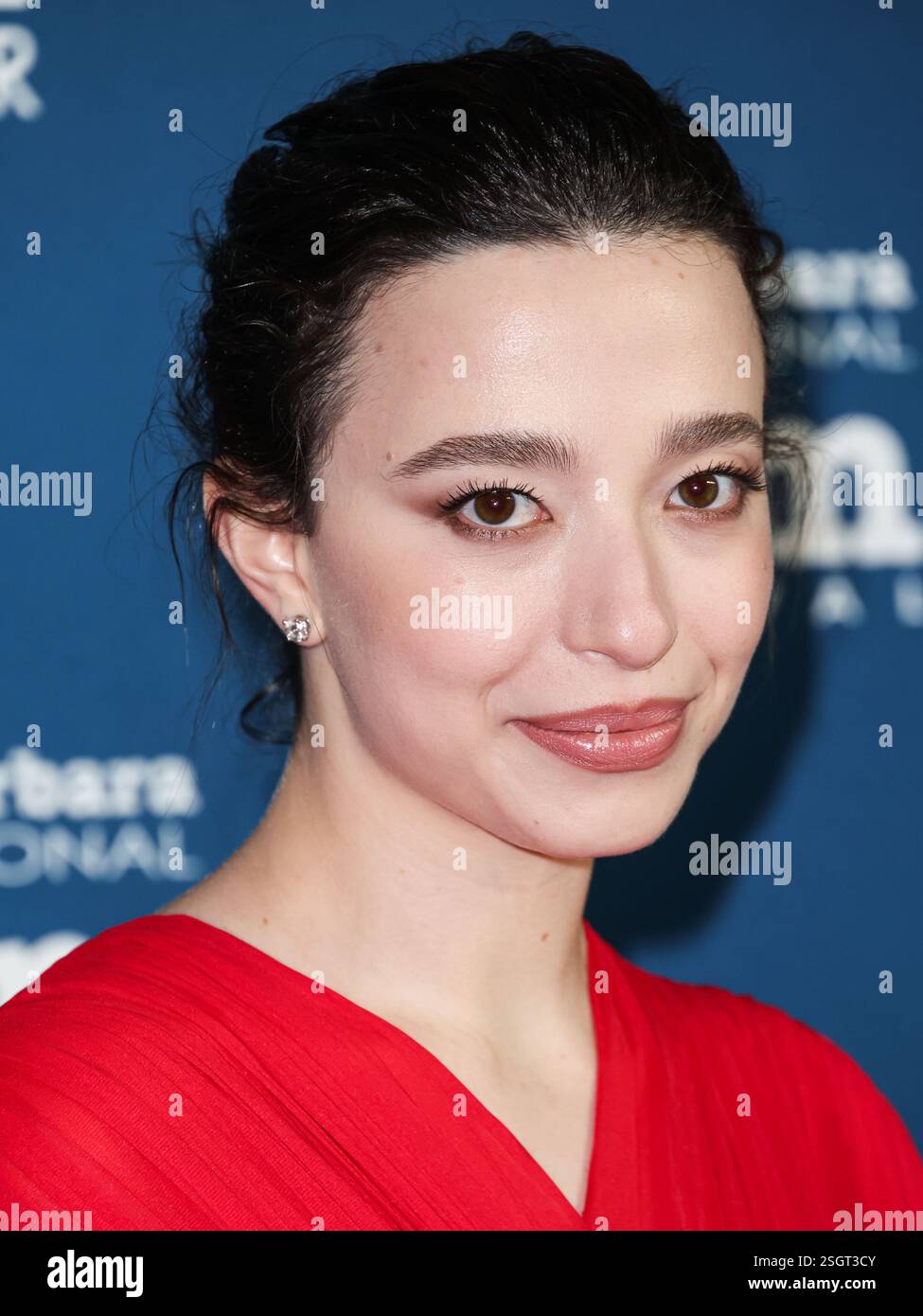 SANTA BARBARA, CALIFORNIA, USA - FEBRUARY 09: Mikey Madison arrives at ...