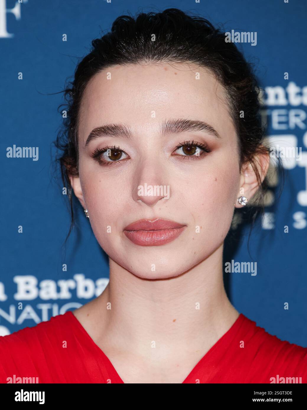 SANTA BARBARA, CALIFORNIA, USA - FEBRUARY 09: Mikey Madison arrives at ...