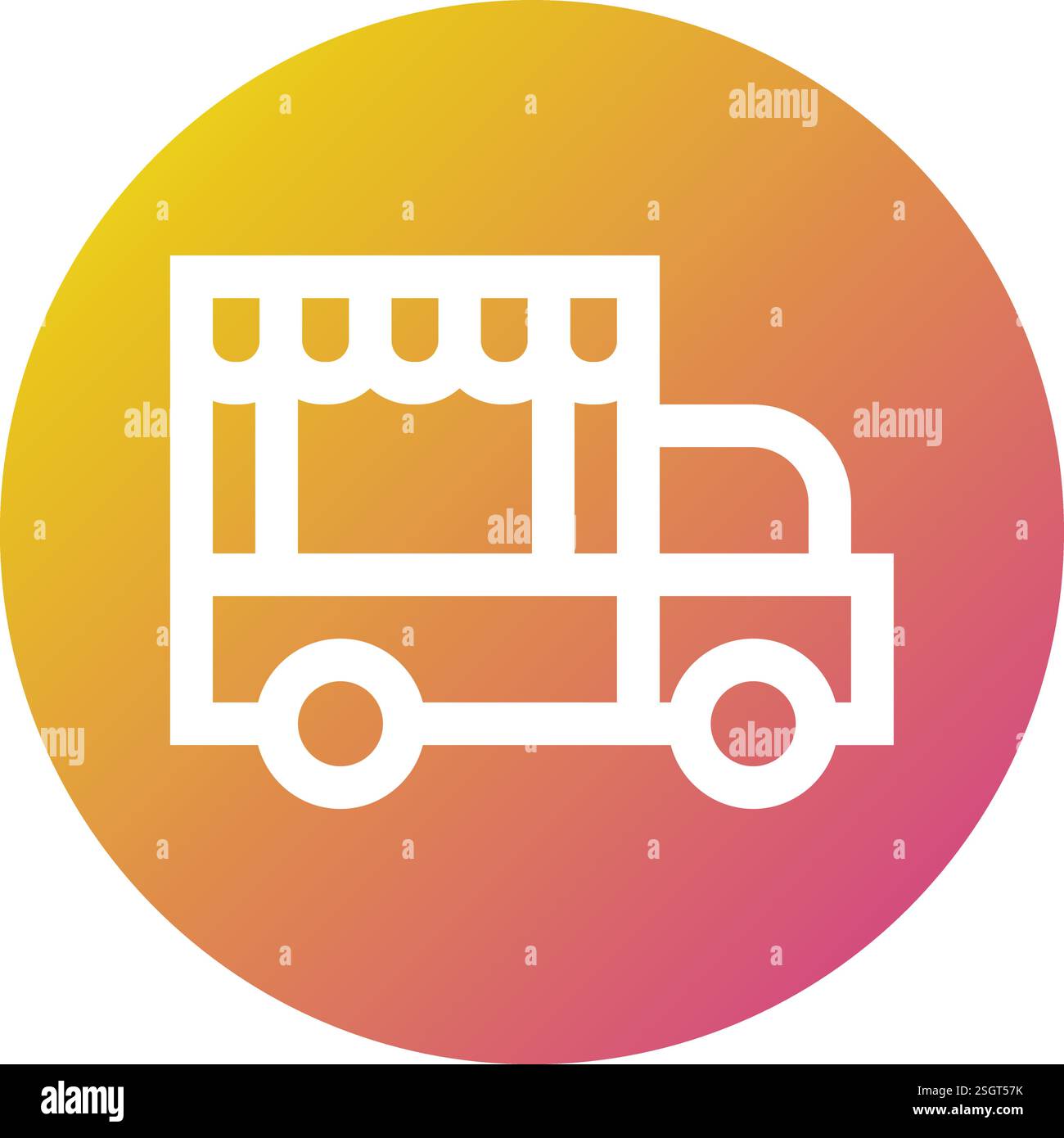 Food Truck Vector Icon Design Illustration Stock Vector Image & Art - Alamy