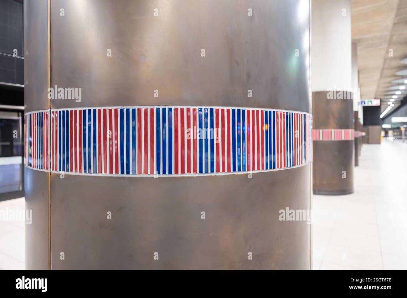 Woolwich Elizabeth Line Station, London Stock Photo - Alamy