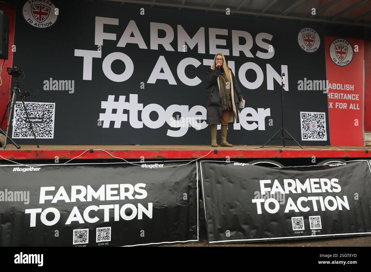 London, England, UK. 10th Feb, 2025. British fishing campaigner JUNE ...