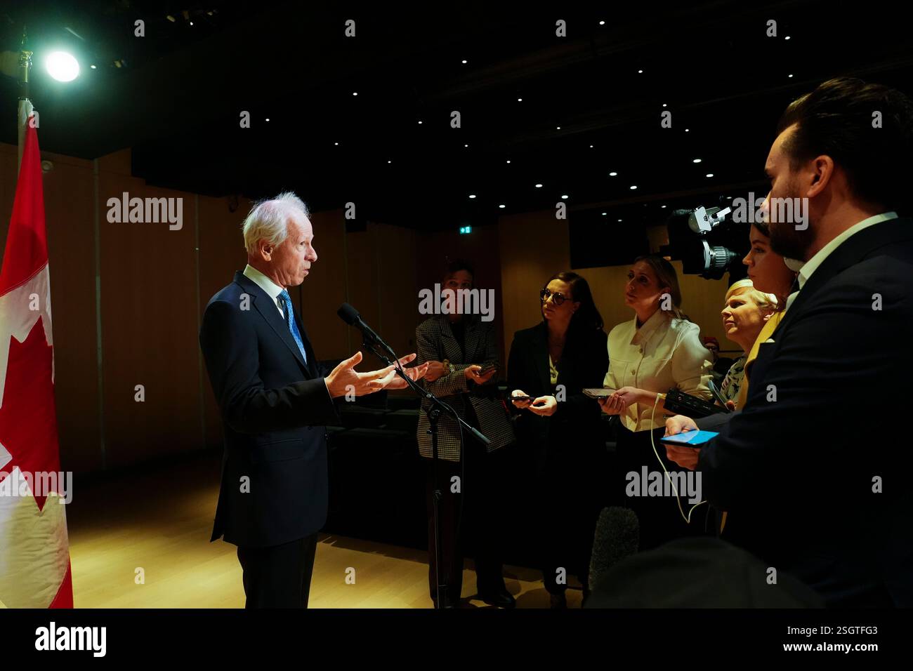Paris, France. 10th Feb, 2025. Stephane Dion, Canada‚Äôs Ambassador to ...