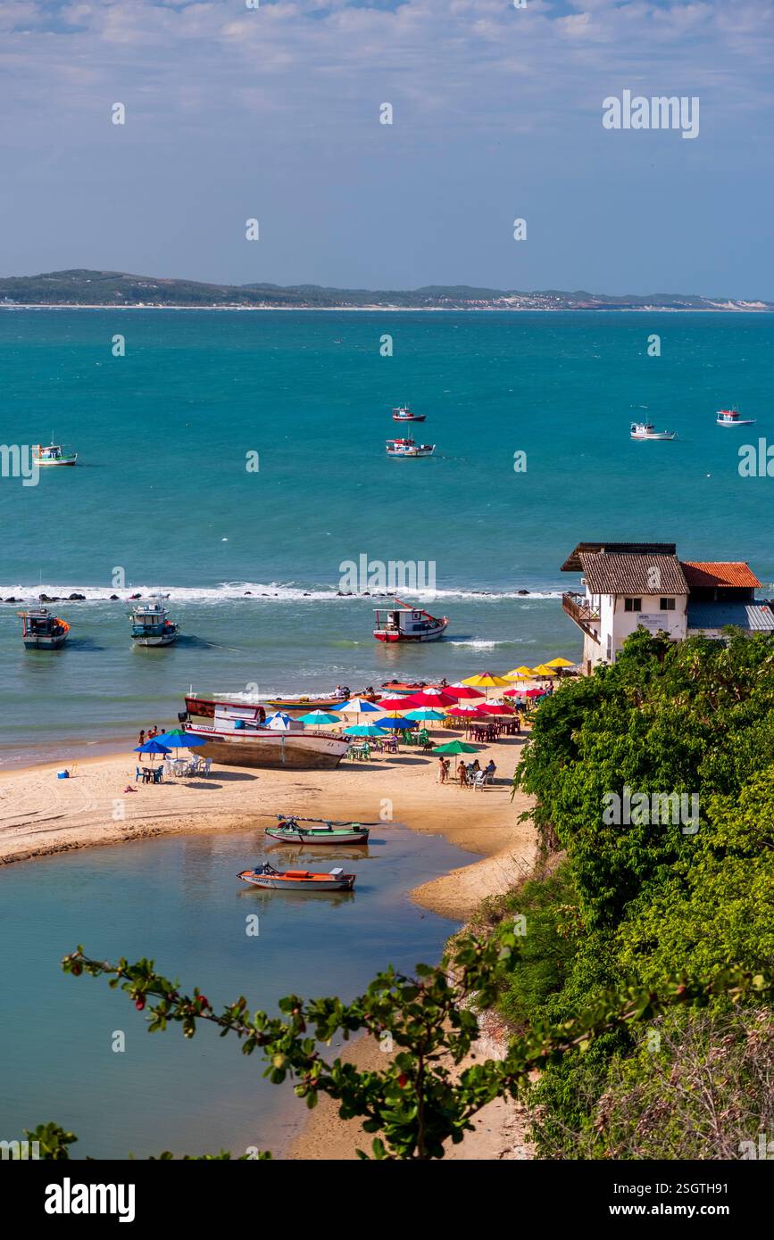 Scenic View of Baía Formosa Beach, Rio Grande do Norte, Brazil on ...