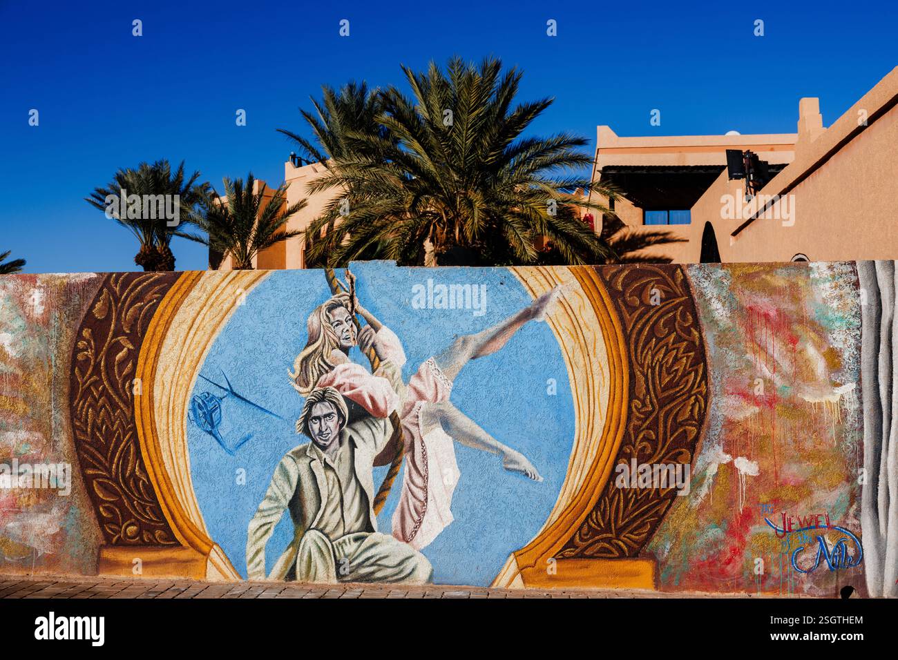 Exploring travel destination Morocco, visit the Altas Film studio, near ...