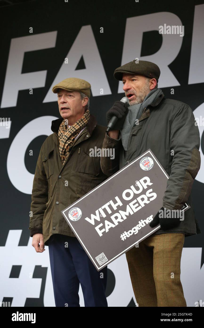 London, England, UK. 10th Feb, 2025. Reform UK leader and MP for ...