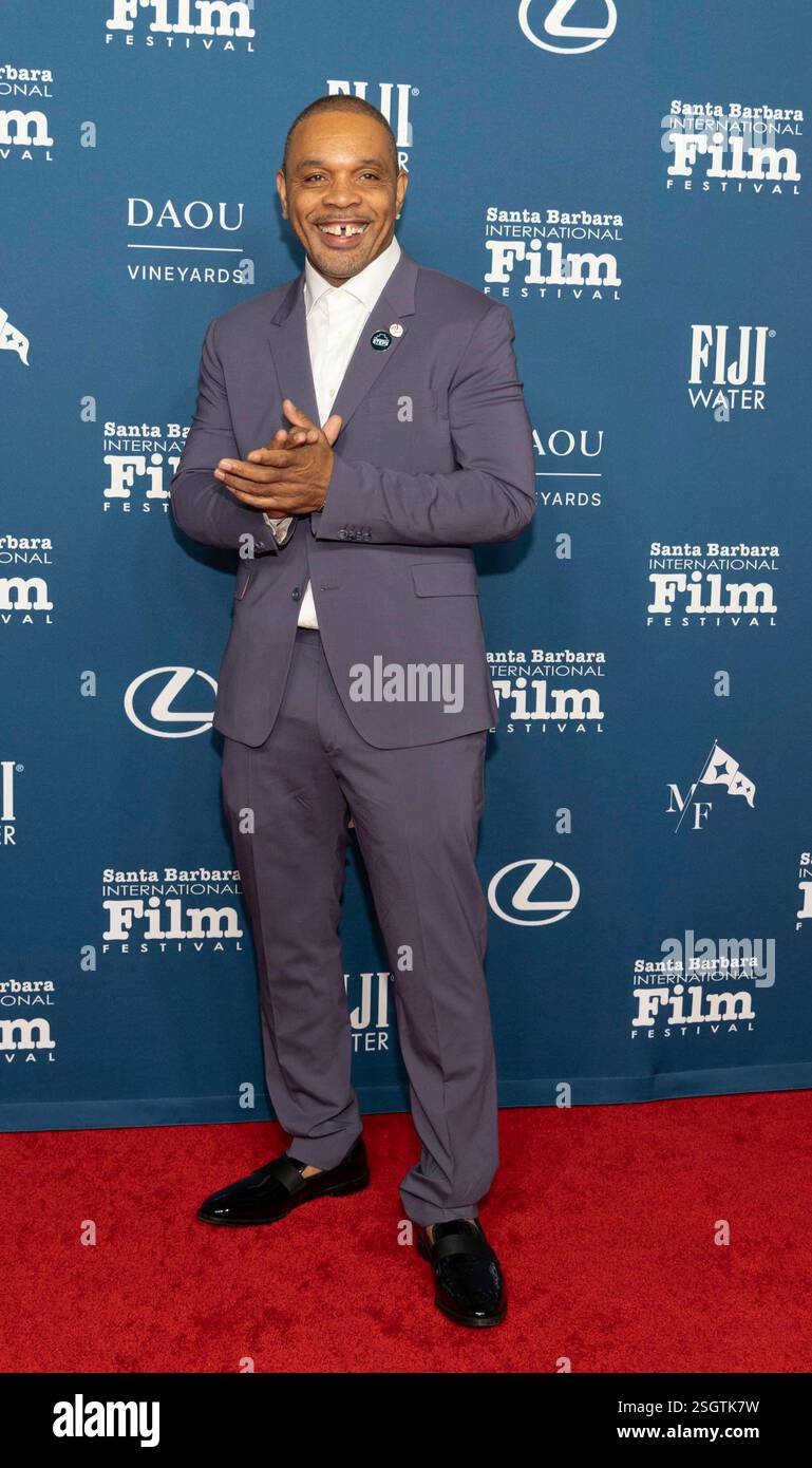 Clarence Maclin for the film Sing Sing, arrivals at the 40th Santa ...