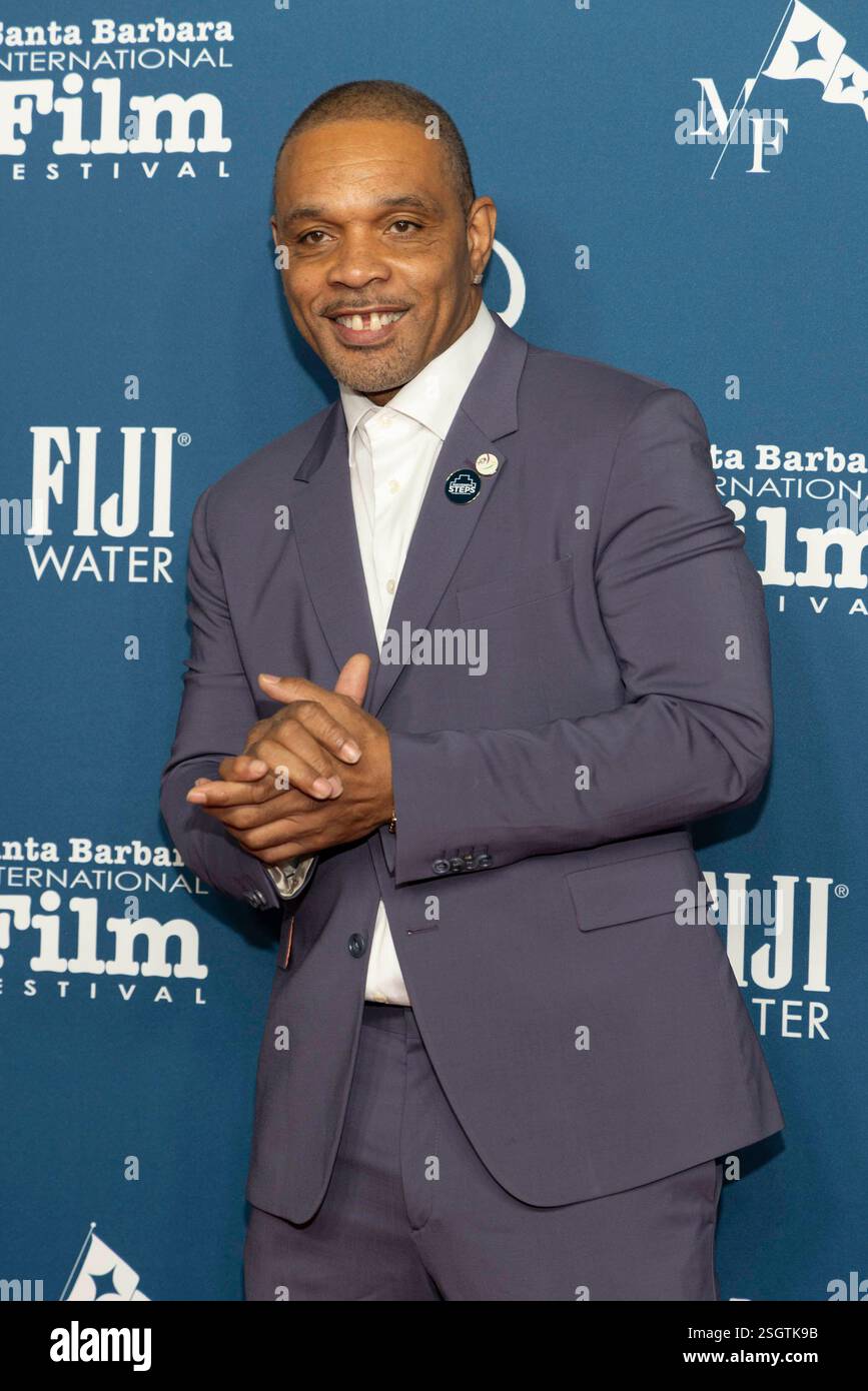 Clarence Maclin for the film Sing Sing, arrivals at the 40th Santa ...