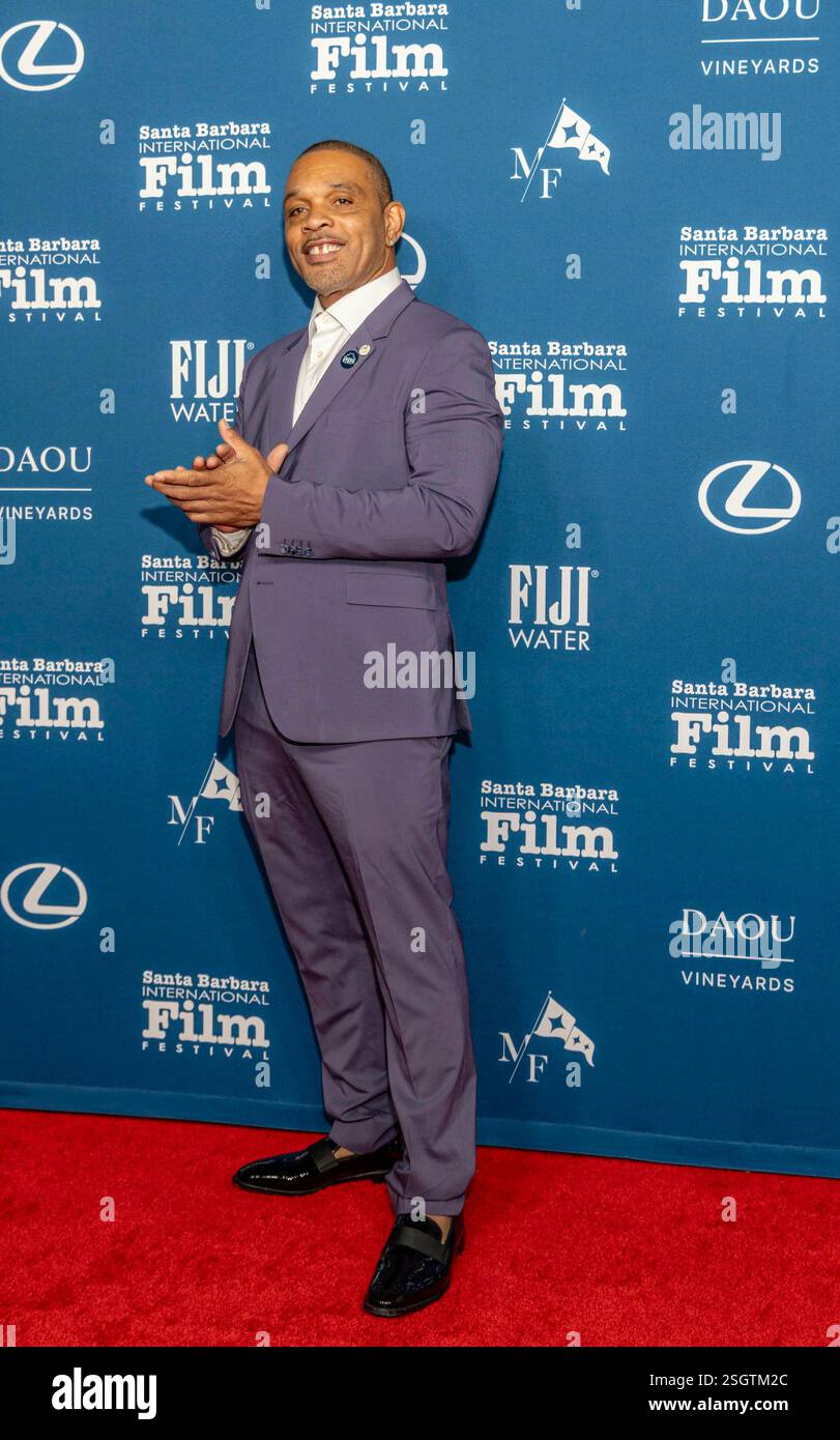 Clarence Maclin for the film Sing Sing, arrivals at the 40th Santa ...