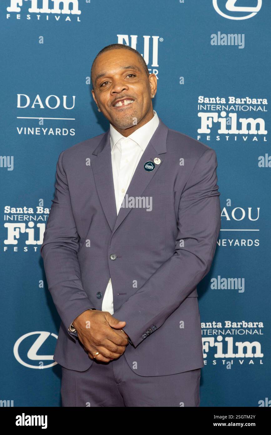 Clarence Maclin for the film Sing Sing, arrivals at the 40th Santa ...