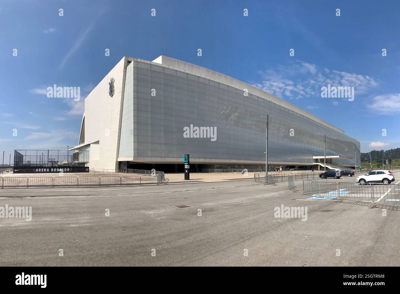 Neo Química Arena, home of Corinthians, in São Paulo, Brazil, captured in a clear day during the ...