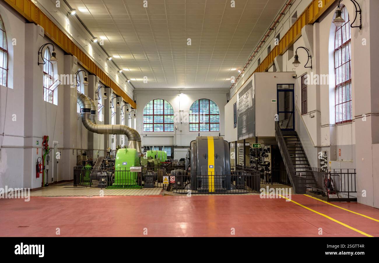 Visit to the museum of the Capdella Hydroelectric Power Plant, in the ...