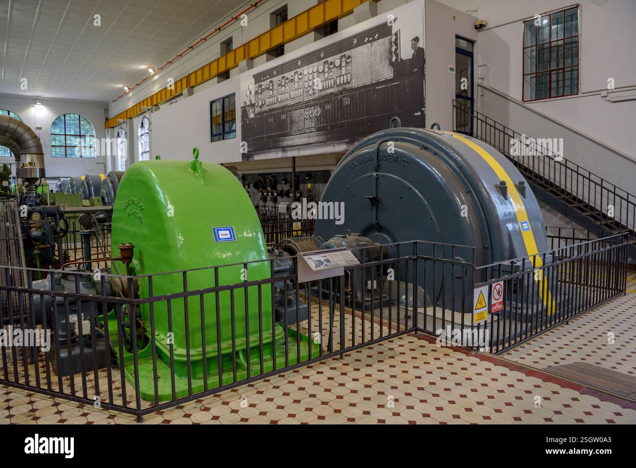 Visit to the museum of the Capdella Hydroelectric Power Plant, in the ...