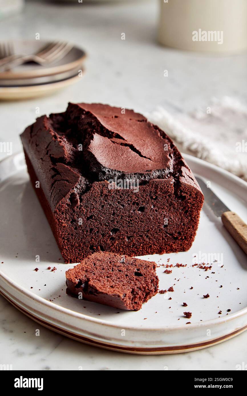 This image released by Milk Street shows a recipe for double chocolate ...