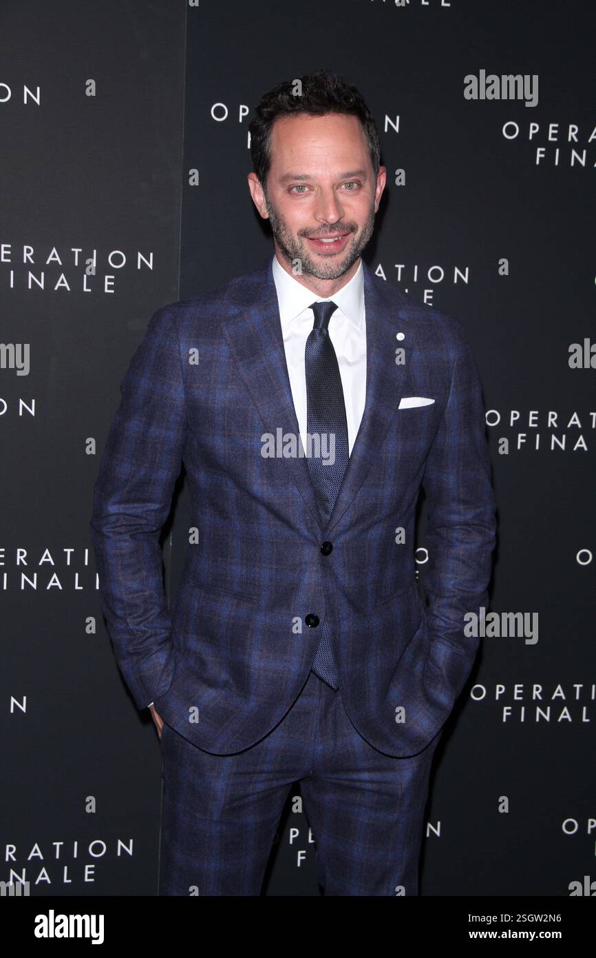Actor Nick Kroll arriving at the premiere of 'Operation Finale' at the ...