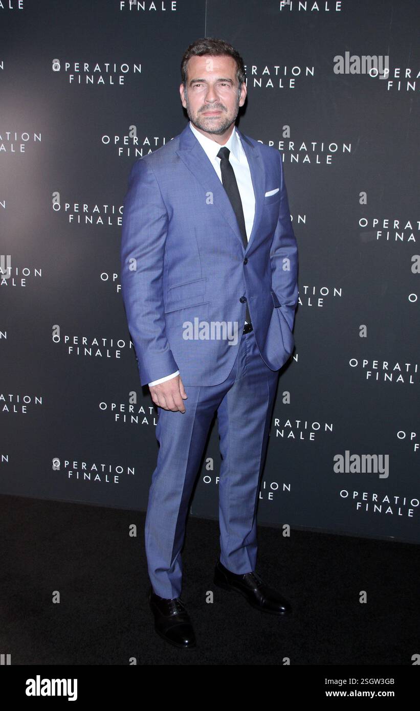 Pepe Rapazote arriving at the premiere of 'Operation Finale' at the ...