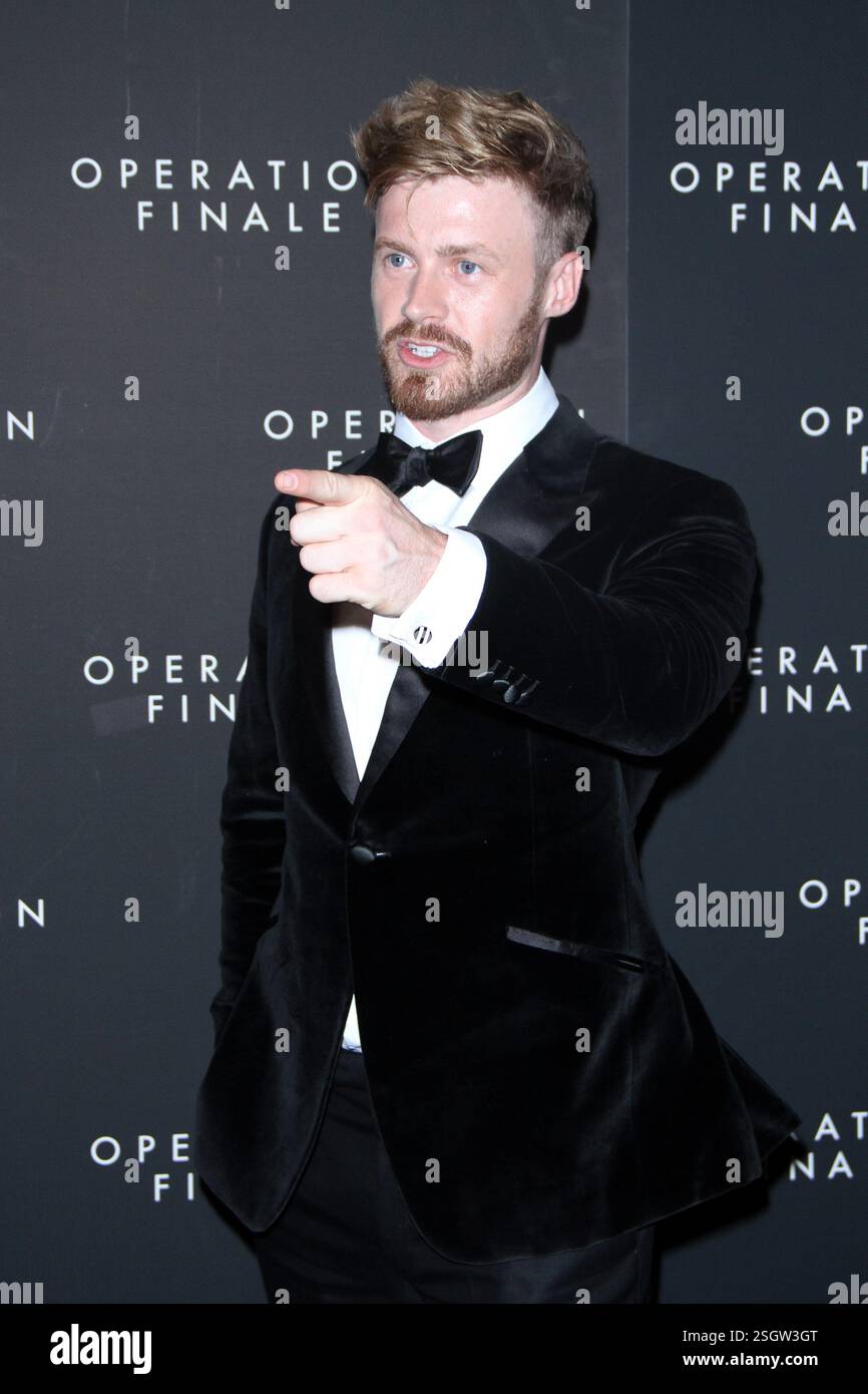 Writer Matthew Orton arriving at the premiere of 'Operation Finale' at ...