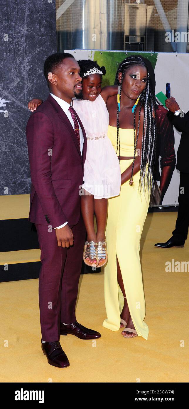 Aml Ameen, Myla-Rae Hutcchinson-Dunwell ,Shantol Jackson attending The ...