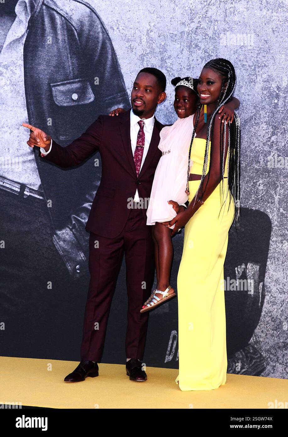 Aml Ameen, Myla-Rae Hutcchinson-Dunwell ,Shantol Jackson attending The ...
