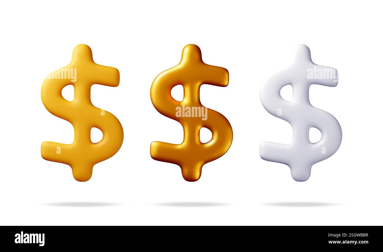 Plastic dollar sign on Stock Vector Images - Alamy