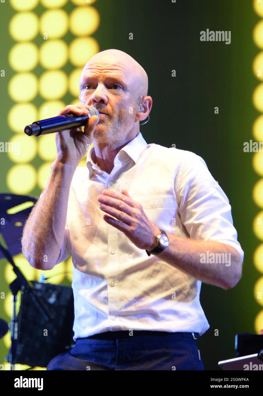 Jimmy Somerville performs at 80's ReWind Festival in Henley-On-Thames ...
