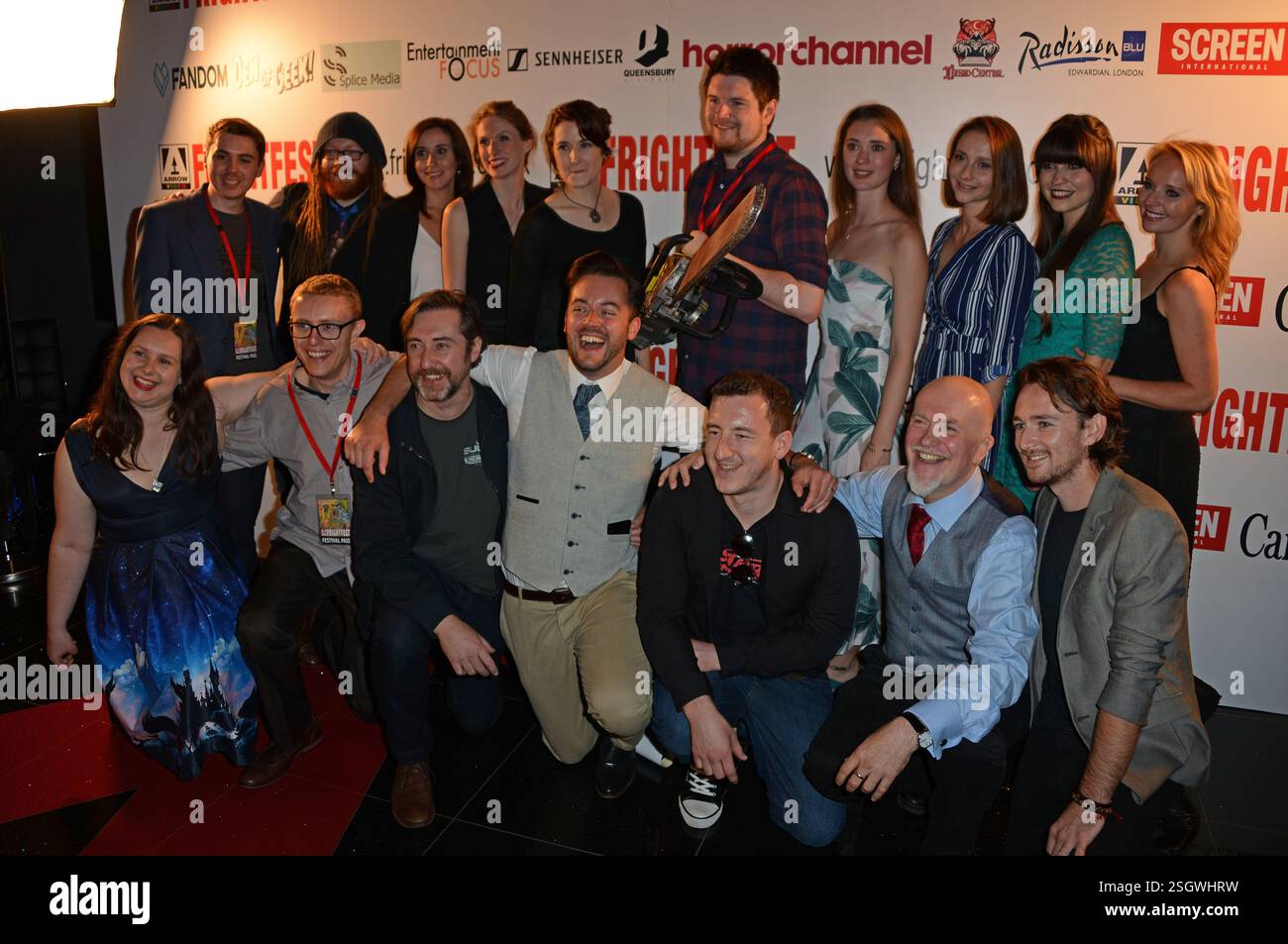 Cast of Book of Monsters attend Frightfest 2018 Nicholas Vince, Lyndsey ...