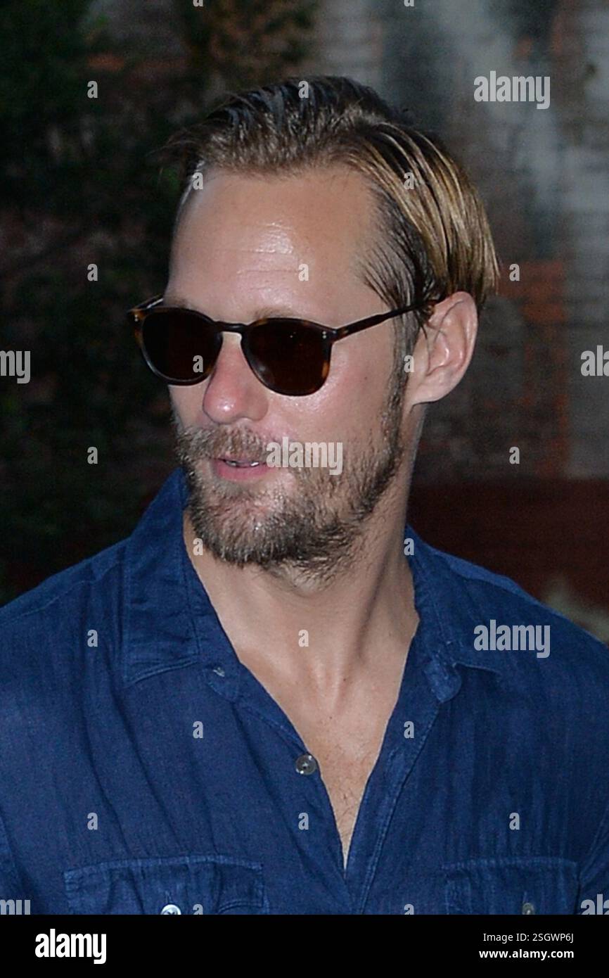 Alexander Skarsgard attending 'An Actor Prepares' film premiere on August 29, 2018 in New York ...