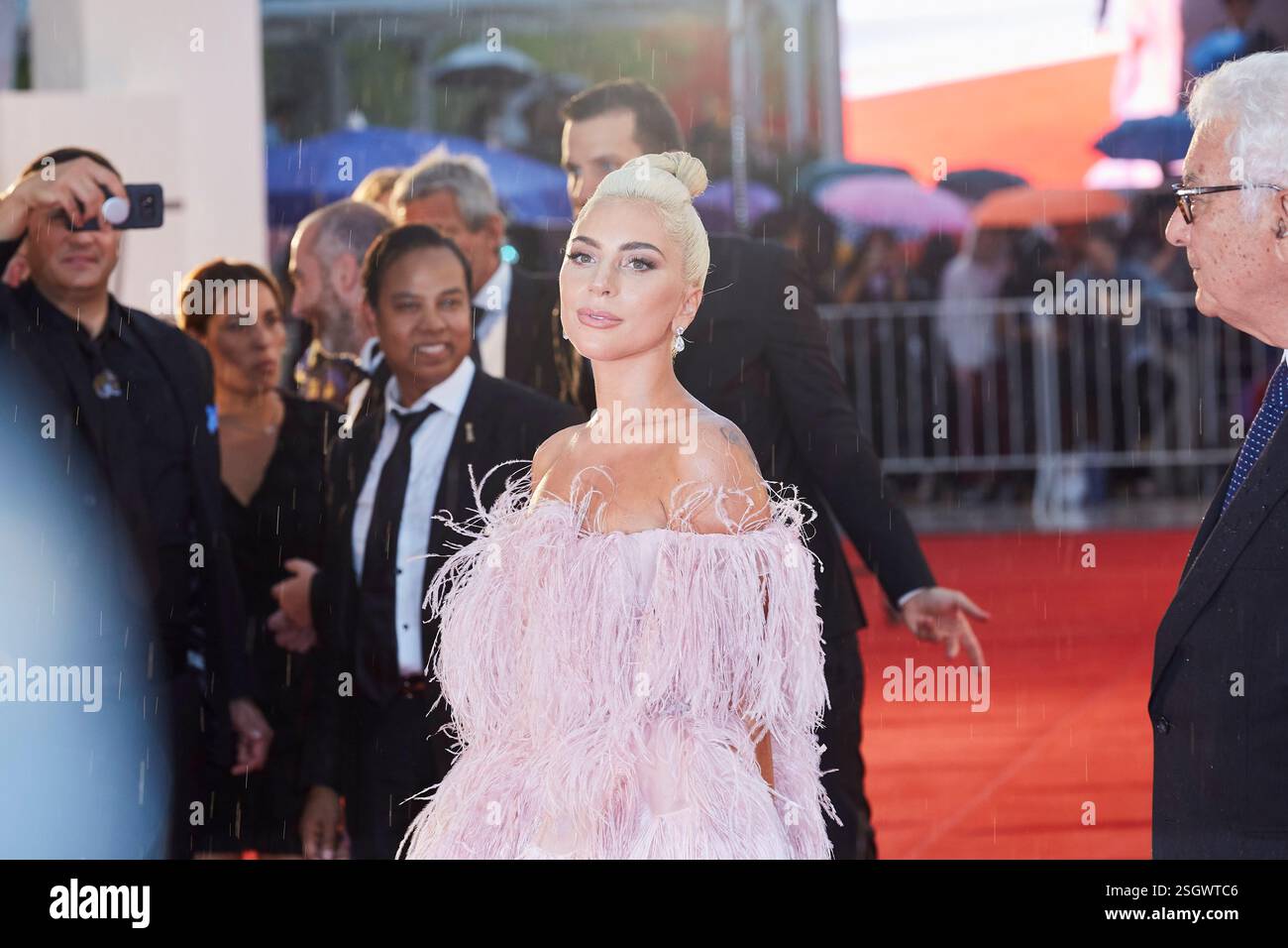 Lady Gaga walks the red carpet ahead of the 'A Star Is Born' screening ...