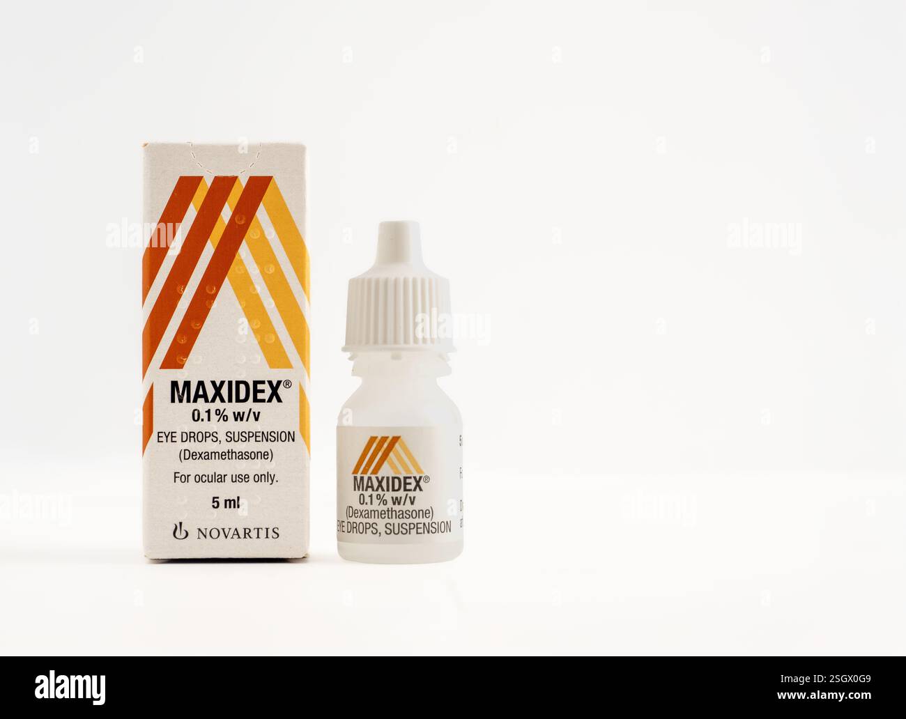 Cardiff Mid Glamorgan Wales UK February 10 2025 Maxidex Dexamethasone ...