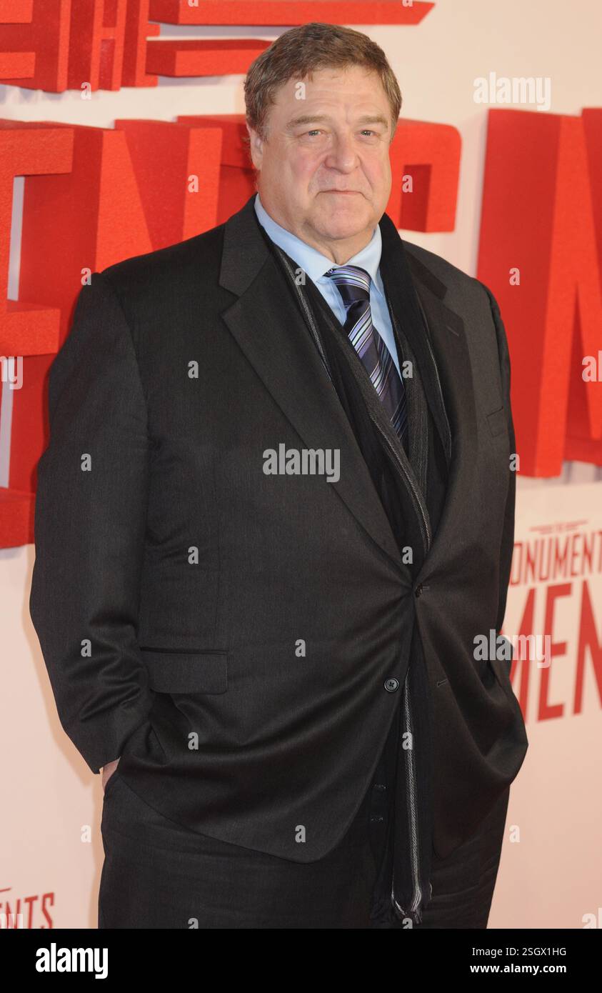 John Goodman, The Monuments Men - UK Premiere, Odeon Leicester Square ...