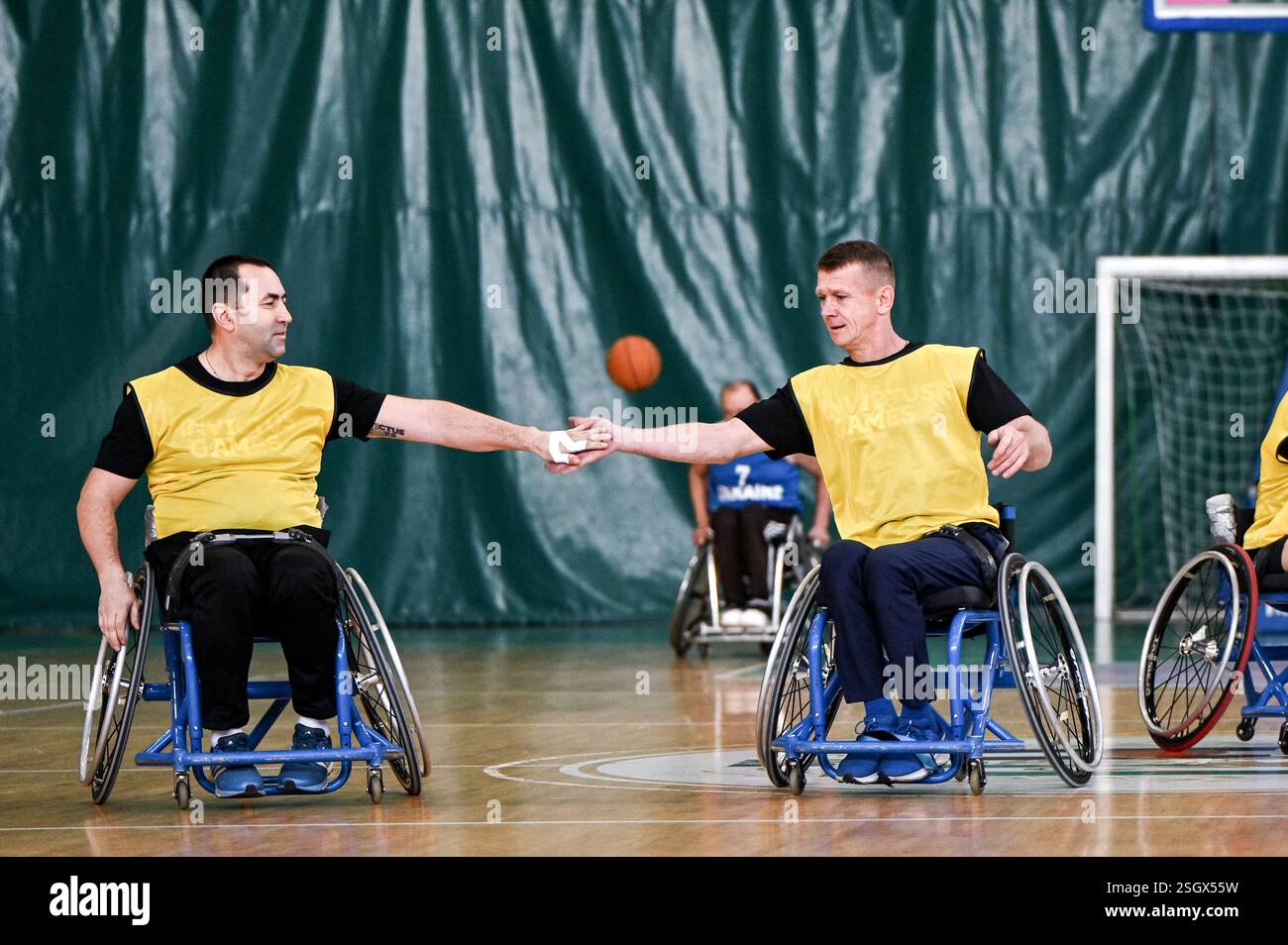 Non Exclusive: LVIV, UKRAINE - FEBRUARY 8, 2025 - Players clap hands ...