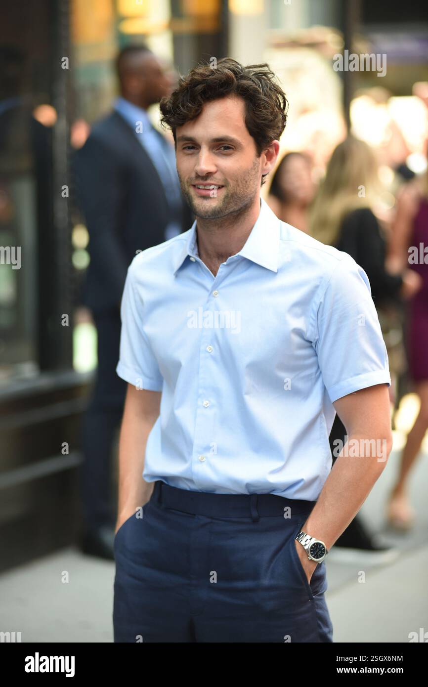 Penn Badgley at Build Speaker Series on September 5, 2018 in New York ...