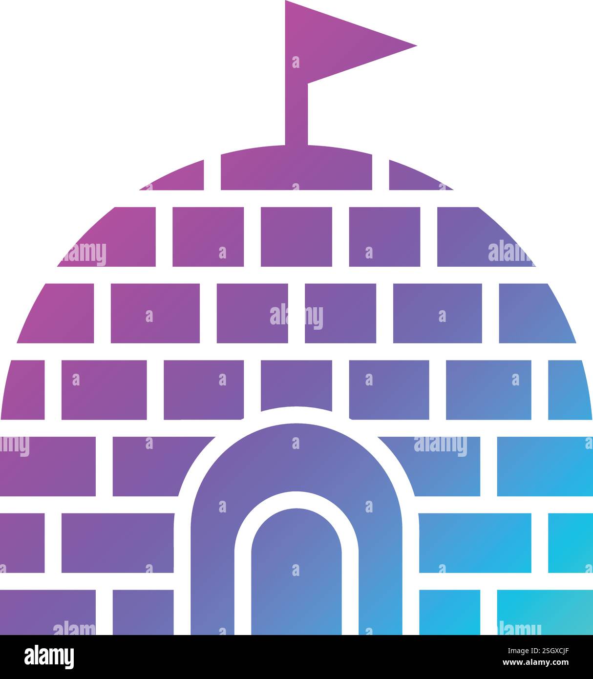 Igloo design set hi-res stock photography and images - Alamy