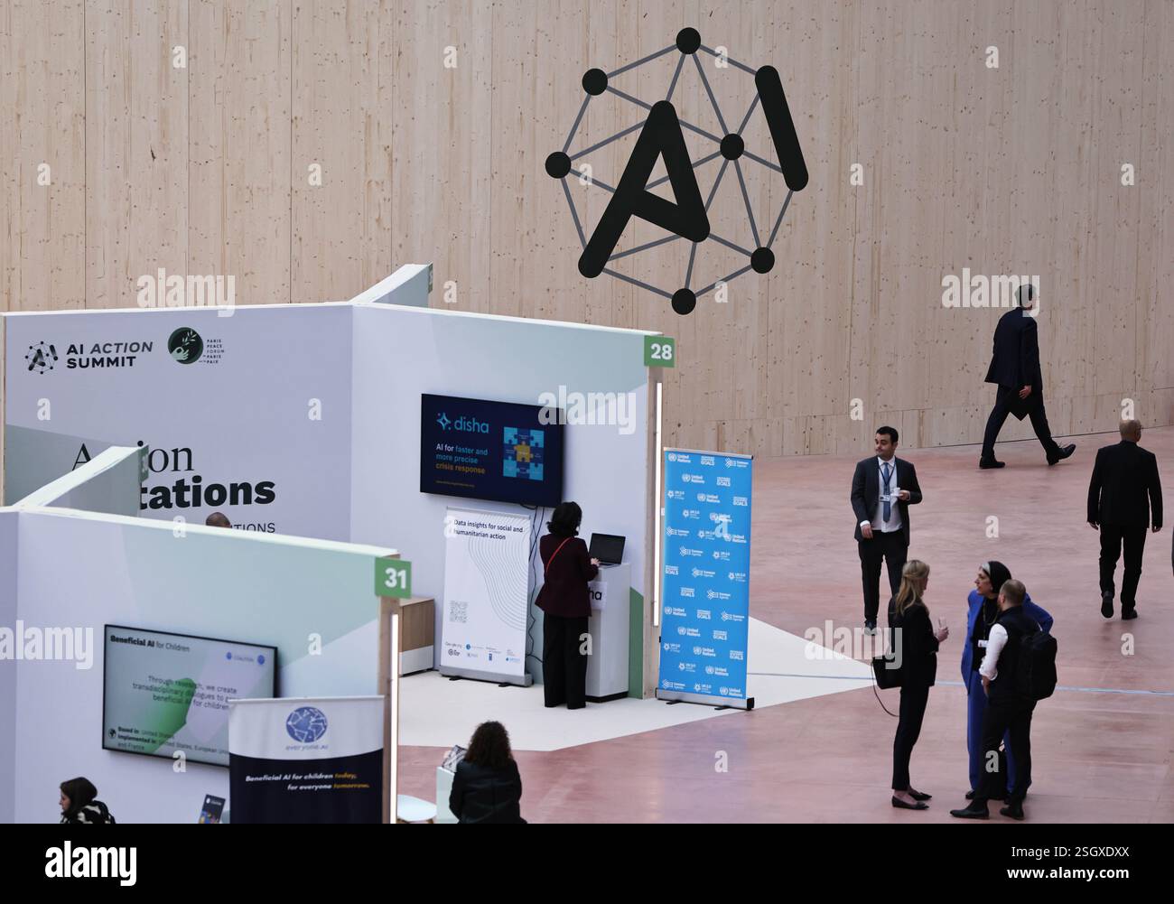 Paris, France. 10th Feb, 2025. This photo taken on Feb. 10, 2025 shows ...