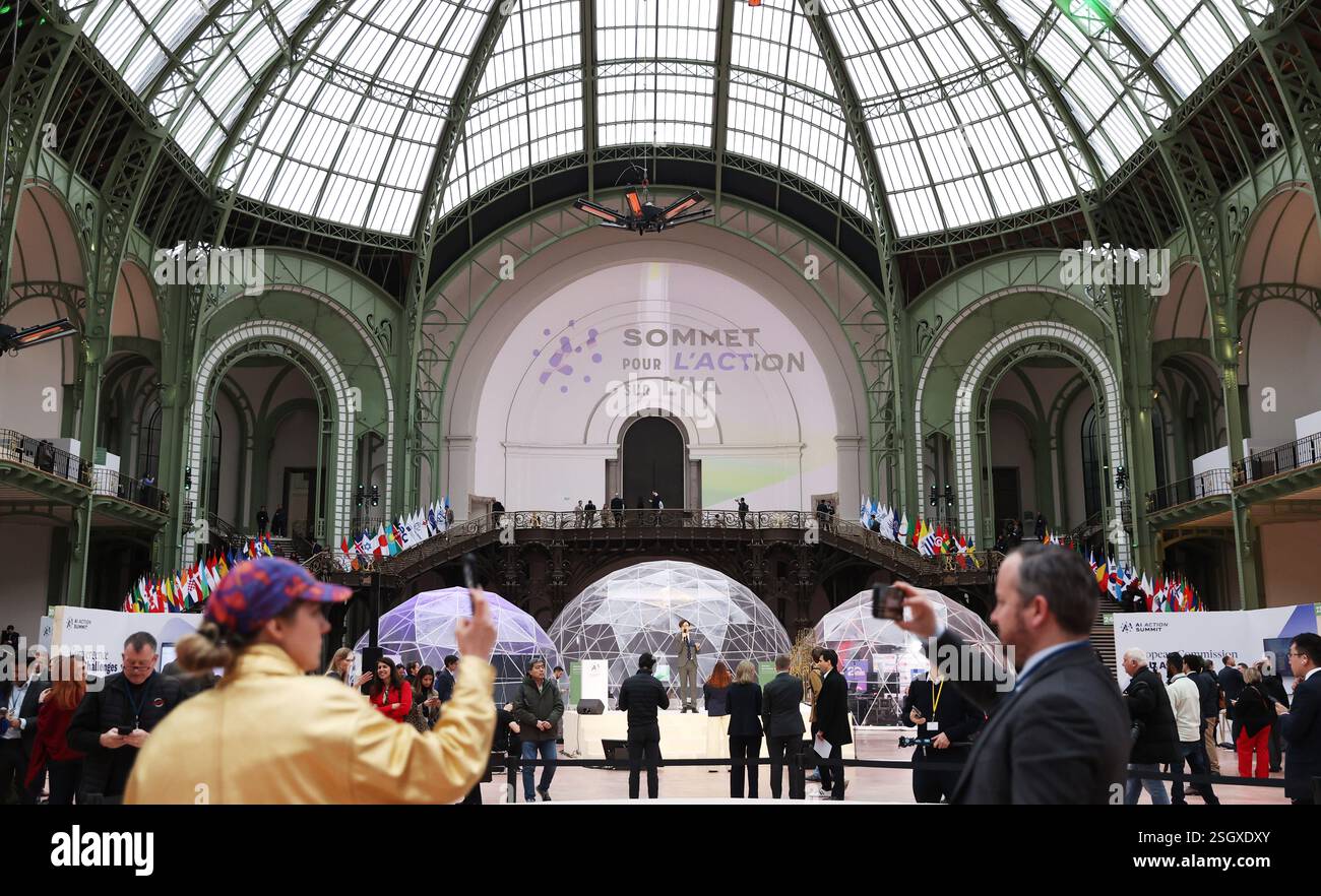 Paris, France. 10th Feb, 2025. This photo taken on Feb. 10, 2025 shows ...