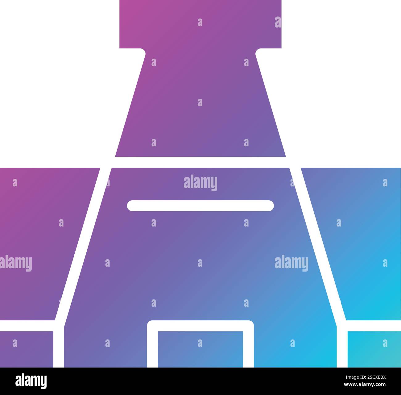 Paperclip monochrome icon Cut Out Stock Images & Pictures - Alamy