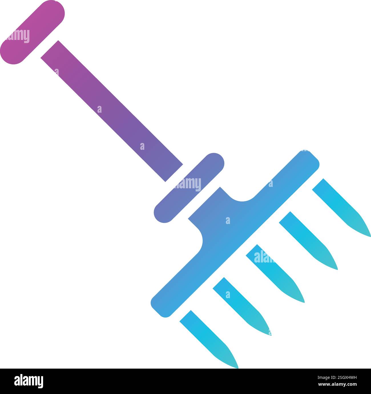 Rake Vector Icon Design Illustration Stock Vector Image & Art - Alamy