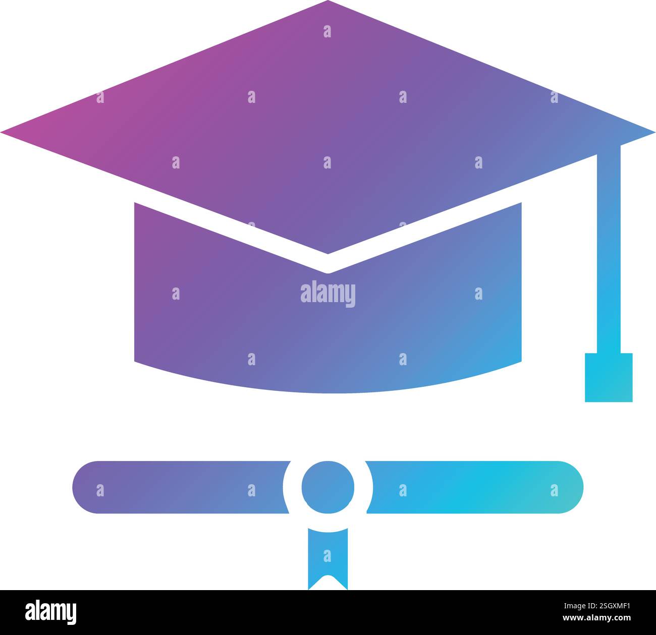 Graduation Vector Icon Design Illustration Stock Vector Image & Art - Alamy