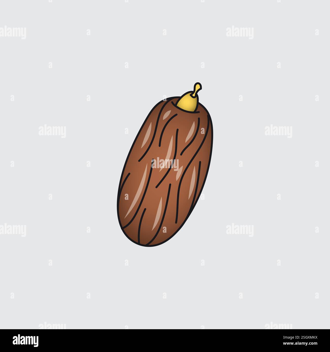 Realistic Date Fruit Ramadan Symbol Stock Vector Image & Art - Alamy
