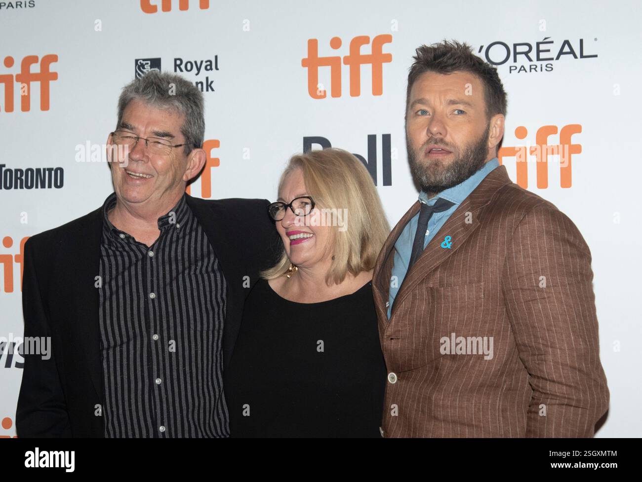 Joel Edgerton (r) and his parents Michael and Marianne Edgerton attend ...