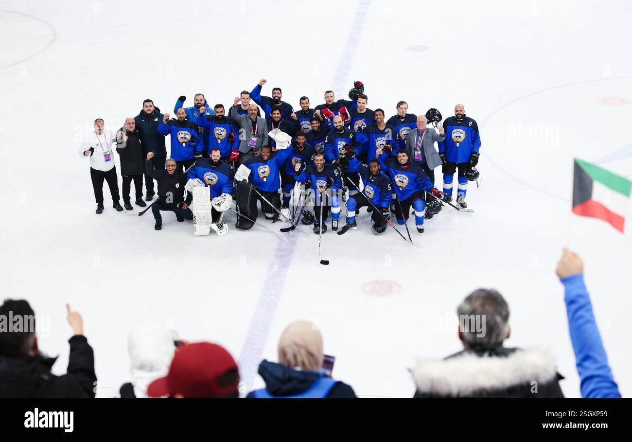Harbin, China's Heilongjiang Province. 10th Feb, 2025. Players of ...